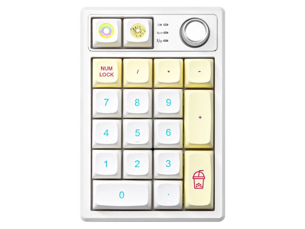 YUNZII YZ19 Gasket Wireless Mechanical Knob Numeric Gateron Brown Switch Keypad Num Pad ...