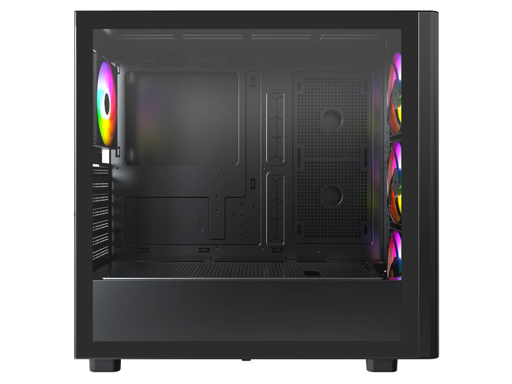 Montech XR Wood ATX Mid-Tower Case - Black [XR Wood (B)]