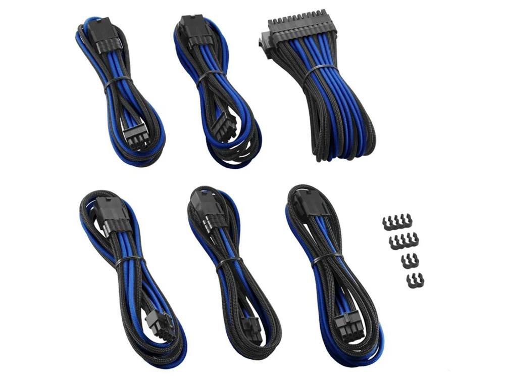 CableMod Pro ModMesh Cable Extension Kit - Black + Blue [CM-PCAB-BKIT ...