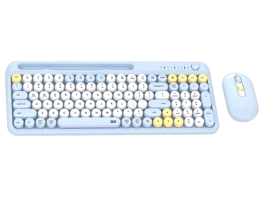 Fantech GO MOCHI101 95% Wireless Keyboard and Mouse Combo - Blue ...