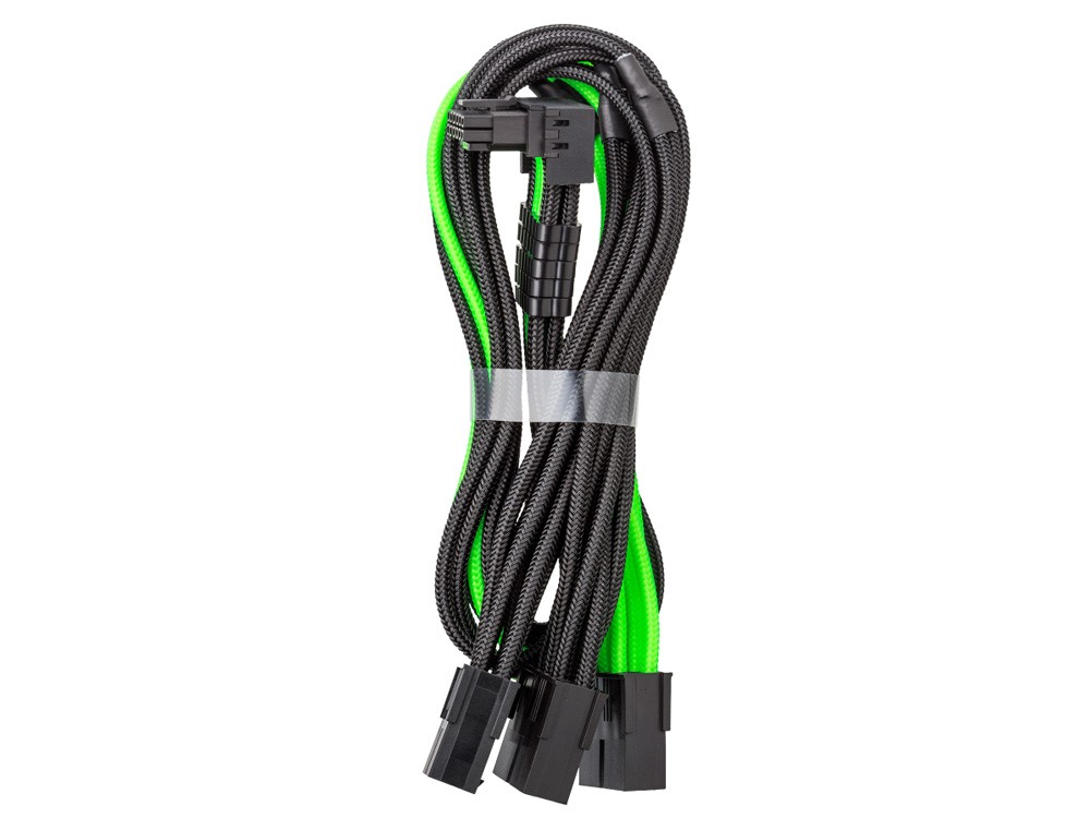 CableMod Pro ModMesh Sleeved 12VHPWR 45cm 90° 16-pin to Triple 8-pin ...