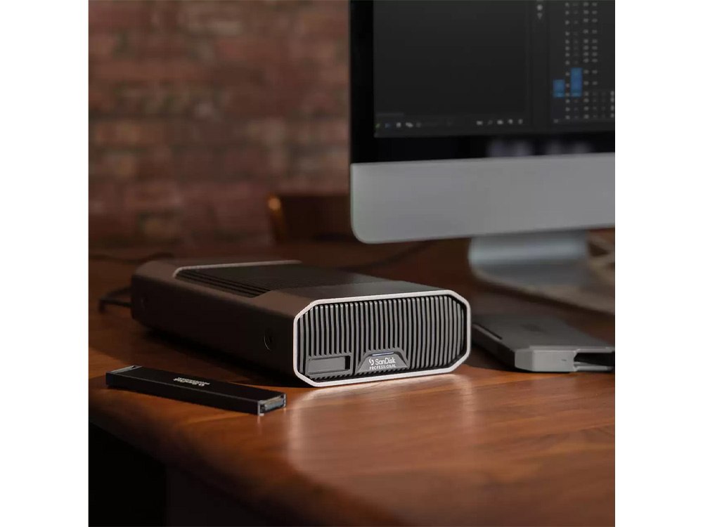 SanDisk G-Drive Project Thunderbolt 3 12TB Rugged & Portable Hard Drive ...