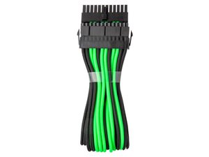 CableMod Pro ModMesh 30cm 24-pin ATX Extension - Black/Light Green [CM ...