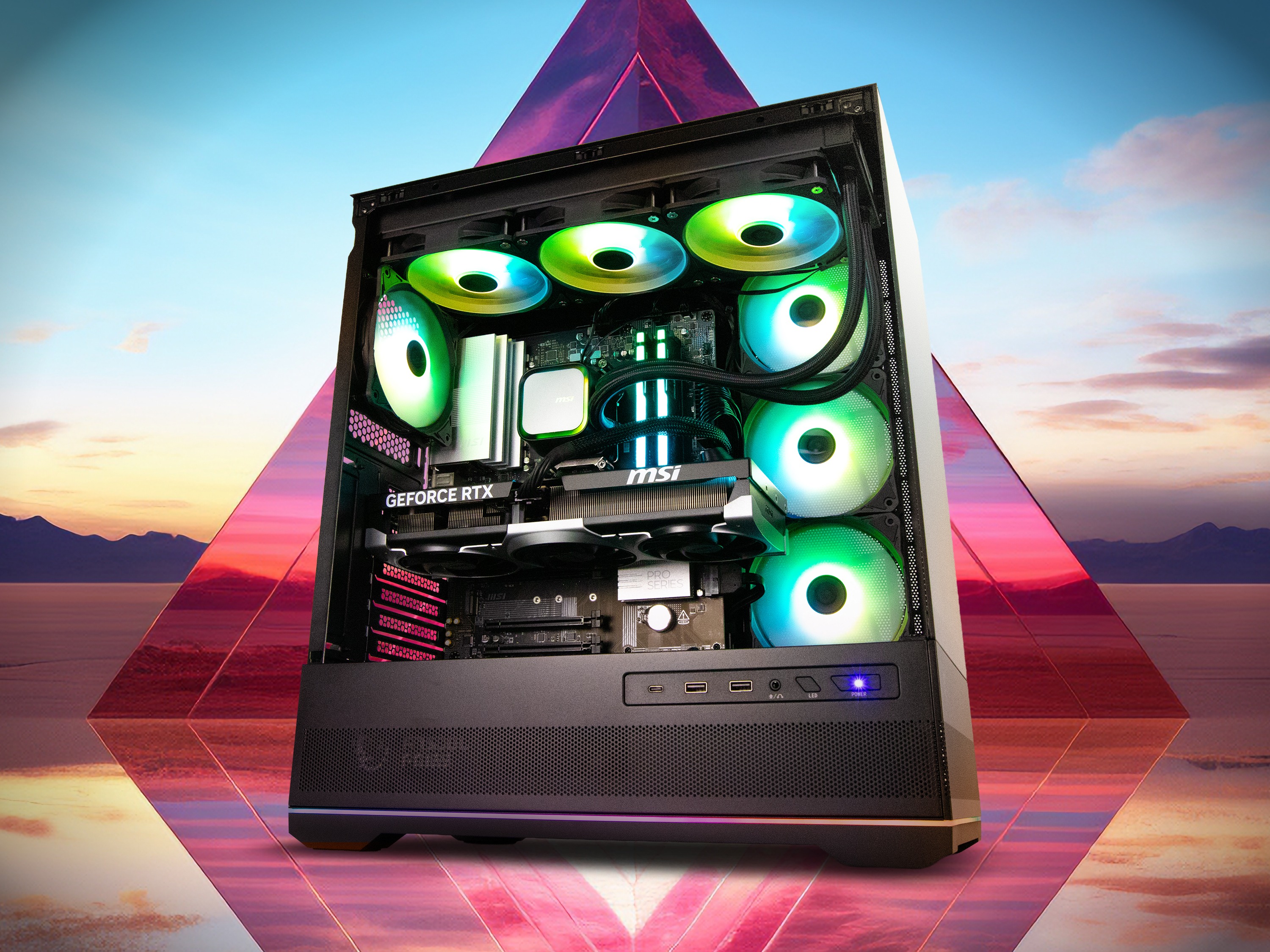 Centre Com Hero Ryzen 7 7800X3D RTX 5070 Gaming PC with Windows 11 ...