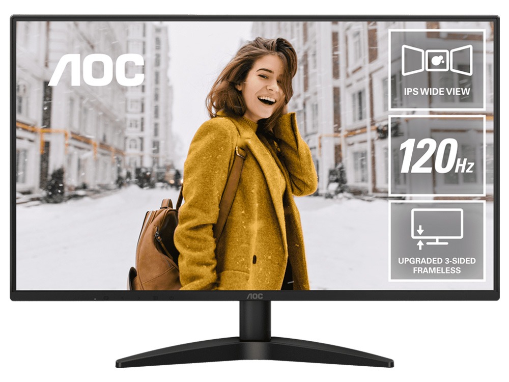 AOC 27B36H3 27" FHD IPS 120Hz 1ms Frameless Monitor [27B36H3]