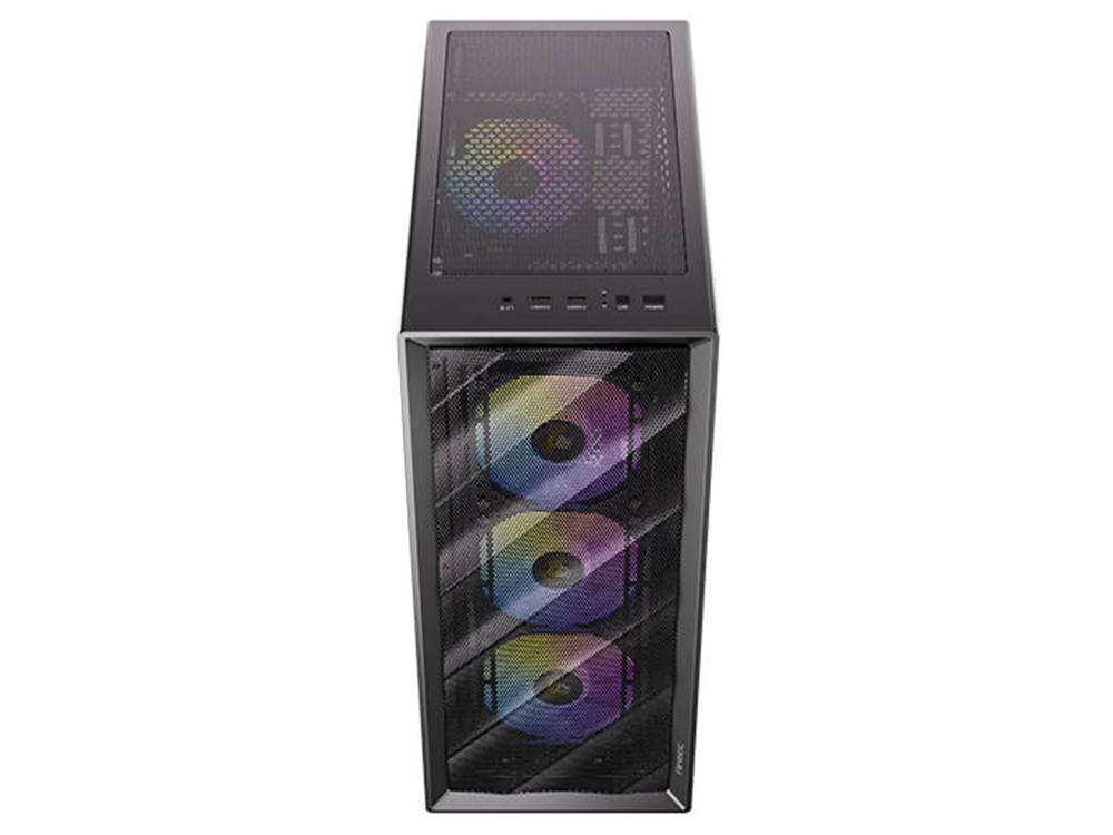 Antec AX85 ARGB Tempered Glass Mid-Tower Gaming Case - Black [CAA-AX85 ...