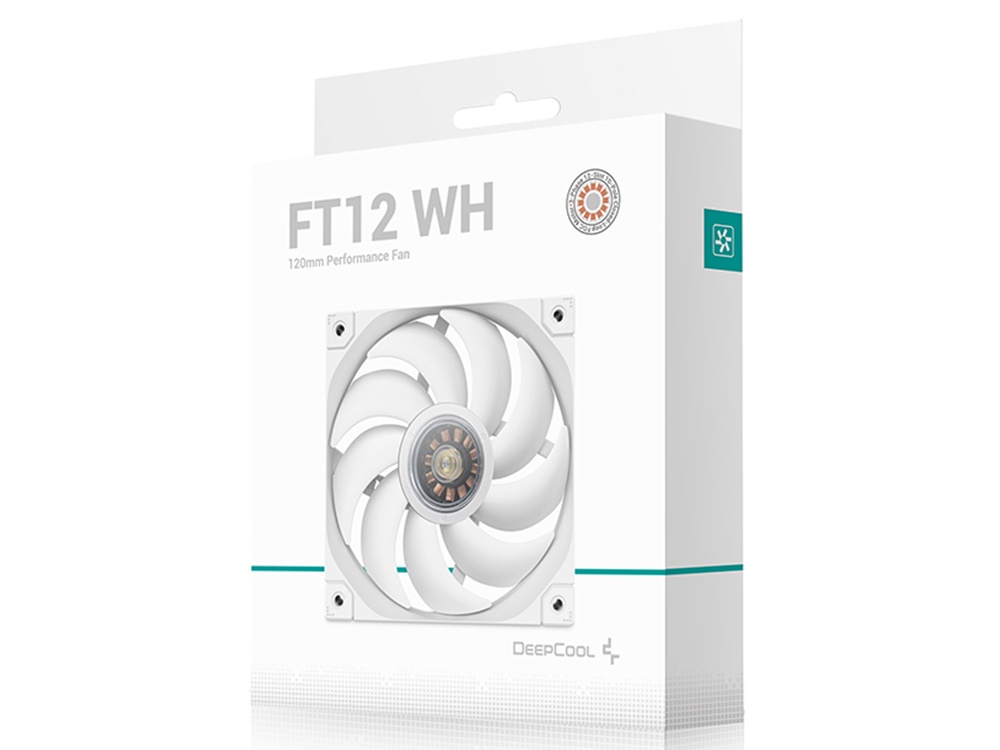 DeepCool FT12 WH High-Performance 120mm Fan - White [R-FT12-WHWPN1-G]