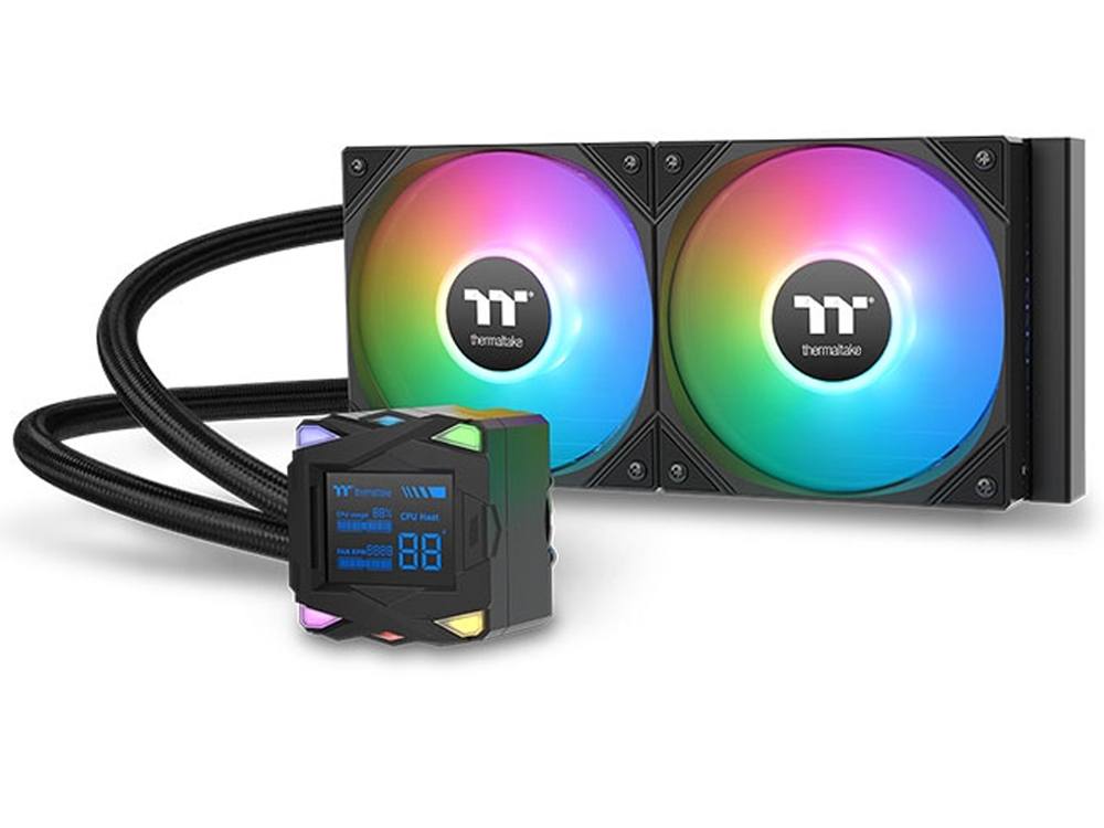 Thermaltake LA240-S 240mm ARGB 2.4" LCD Display All-In-One Liquid CPU ...