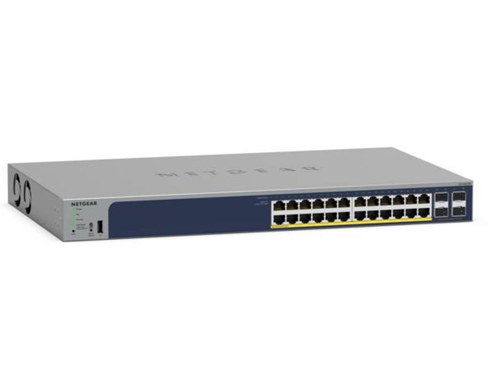 NETGEAR GS728TPPv3 28-Port 380W PoE+ Smart Switch [GS728TPP-300AUS]