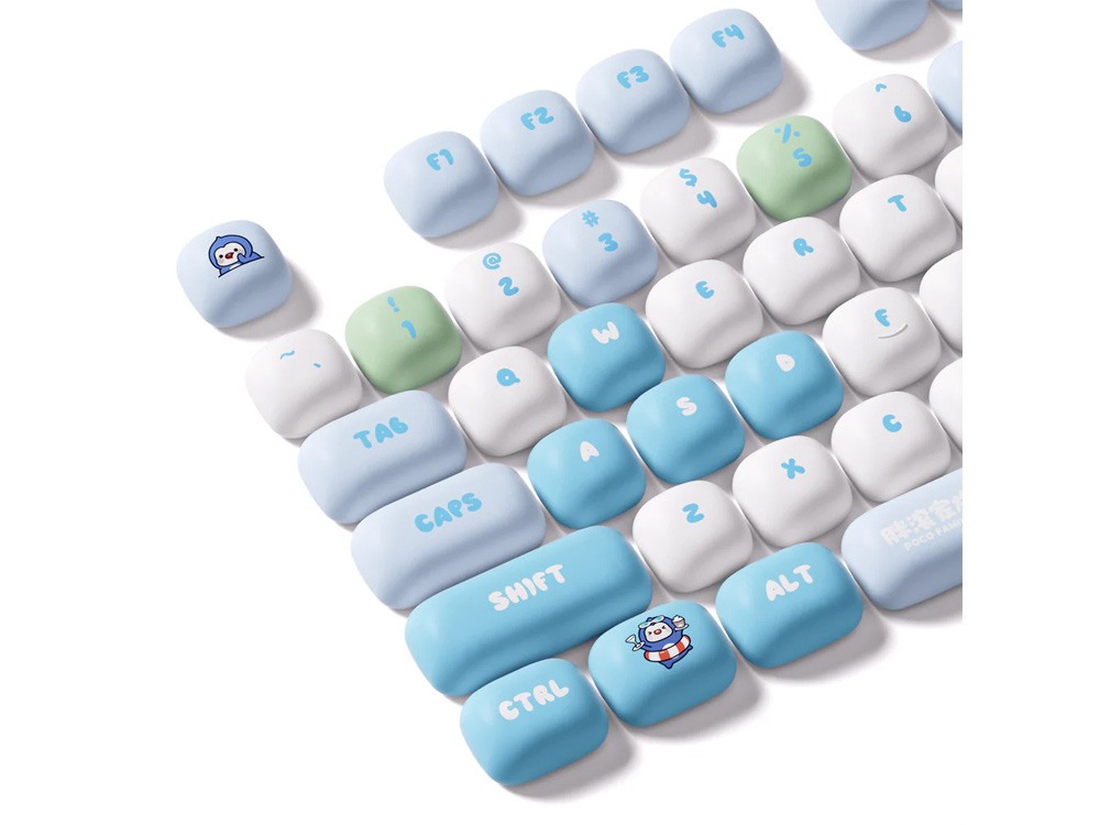 Akko Keycap Set - POCO Penguin Keycap Set (136-key) [6925758632904]