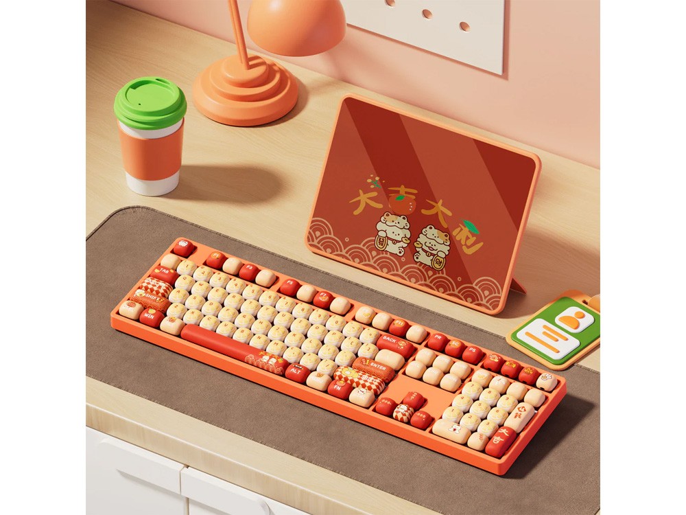 Akko Lucky Tangerine Keycap Set (137-key) [6925758632089]