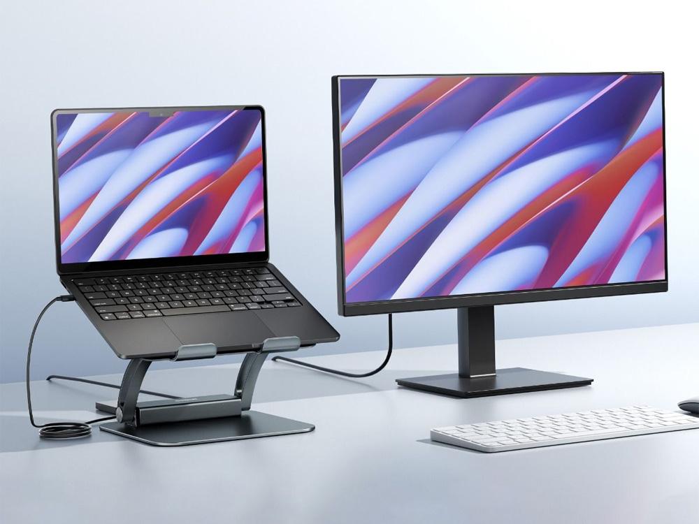 MBeat Stage P6 Laptop Stand with USB-C Dock [MB-STD-P6GRY]