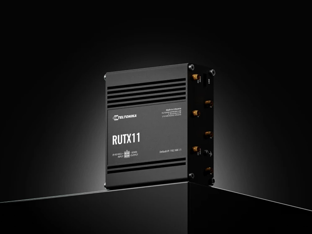 Teltonika RUTX11 Industrial Dual SIM 4G LTE Cellular Router [RUTX11000200]