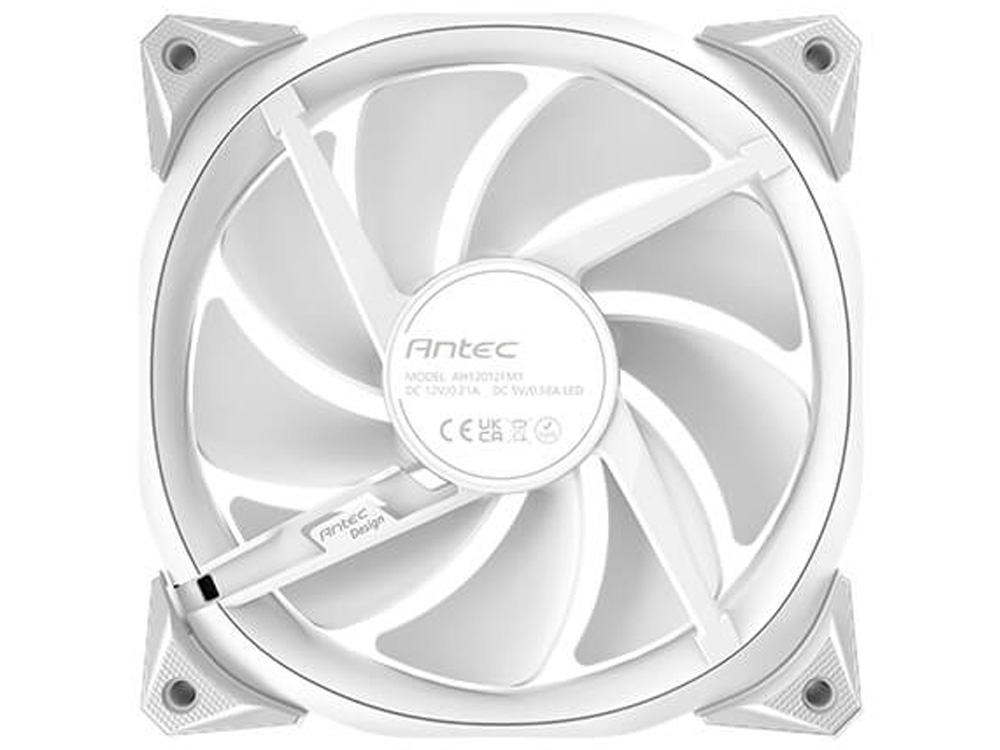 Antec Fusion 120mm ARGB Fans with ARGB Controller - White (5-Pack) [CAA ...