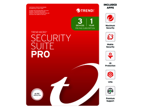 Trend Micro Security Suite Pro (3 Devices) 1 Year Add-on AR ...