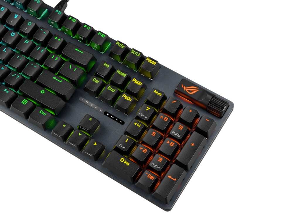 ASUS ROG Strix Scope II X Wired PBT Storm Switch Gaming Keyboard [ROG ...