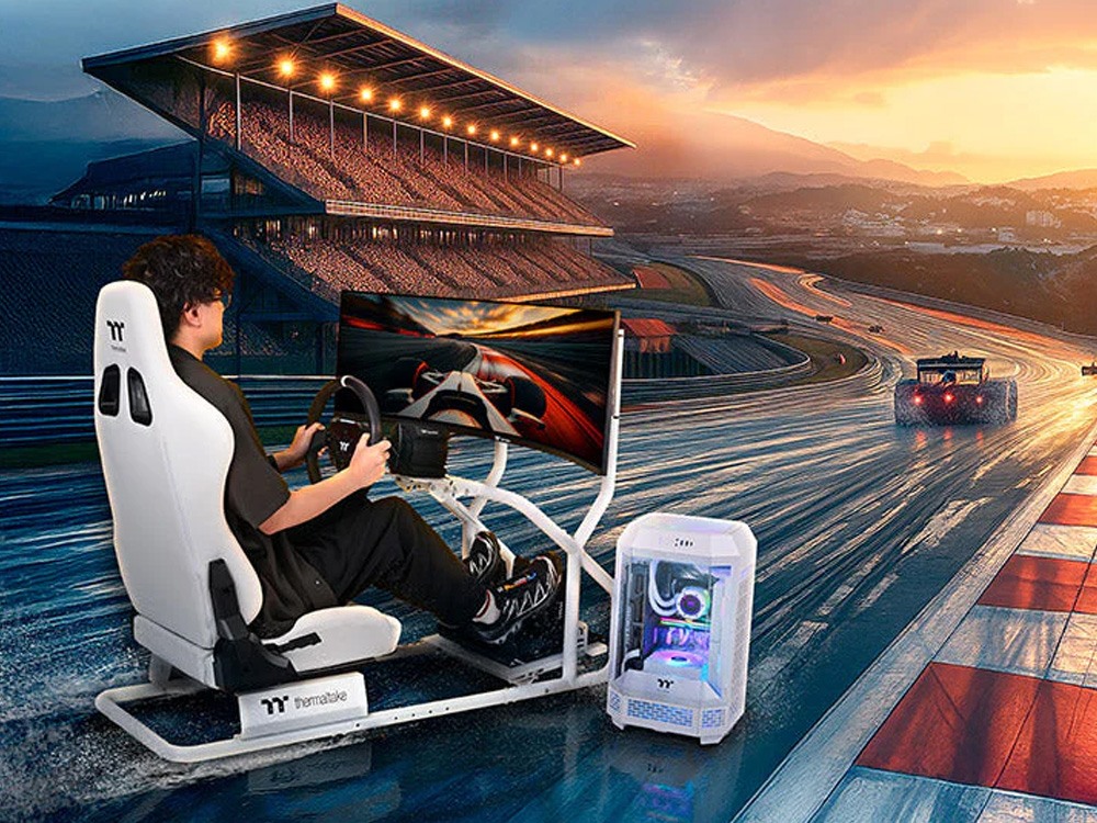 Thermaltake Gaming Monitor Stand for GR300 Racing Simulator Cockpit ...