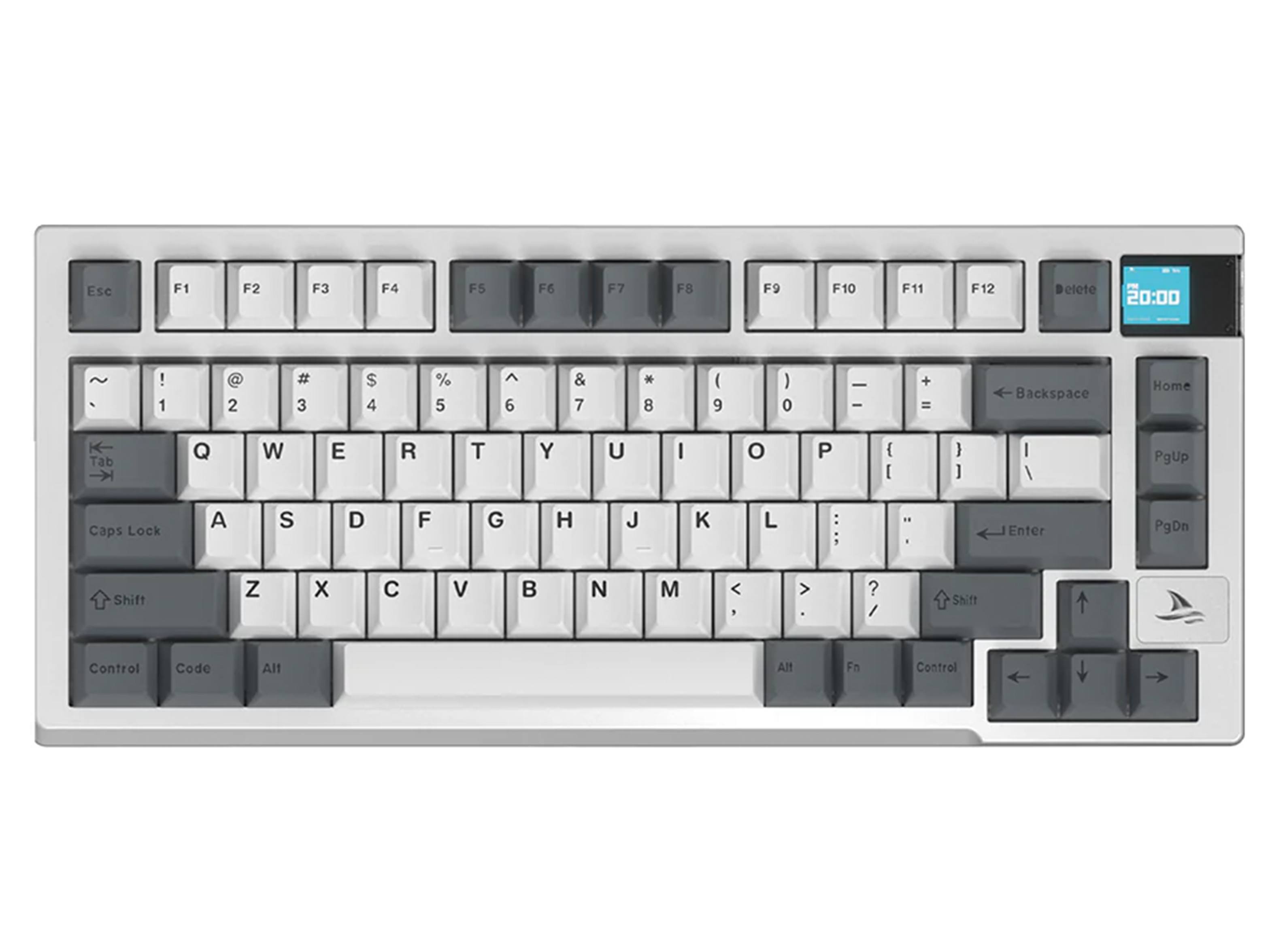 Darmoshark K8 Tri-mode TFT display Metcha Switch Gaming Keyboard ...