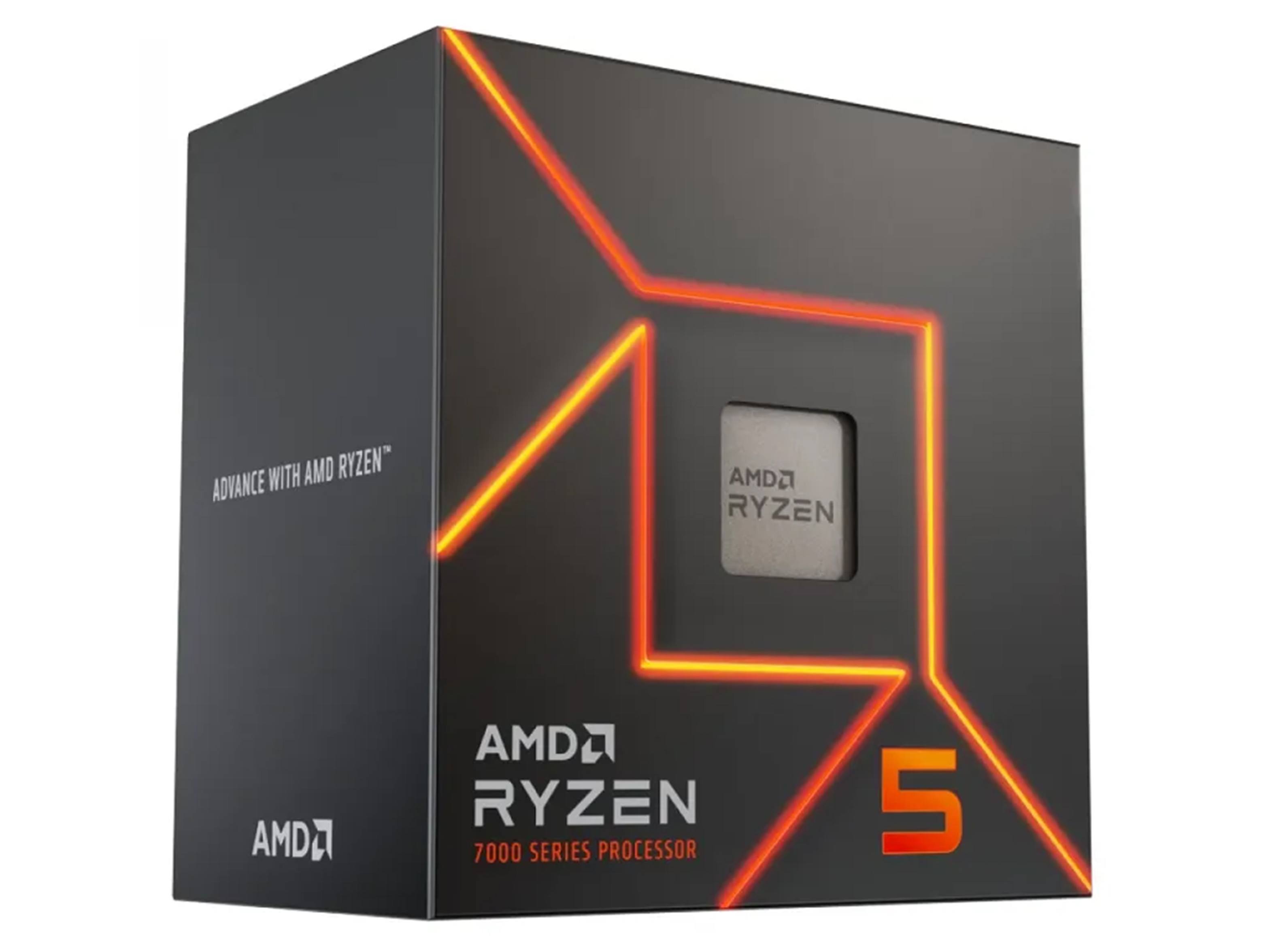 AMD Ryzen 5 7500F 6 Cores 12 Threads 5.0GHz AM5 Processor [100 ...