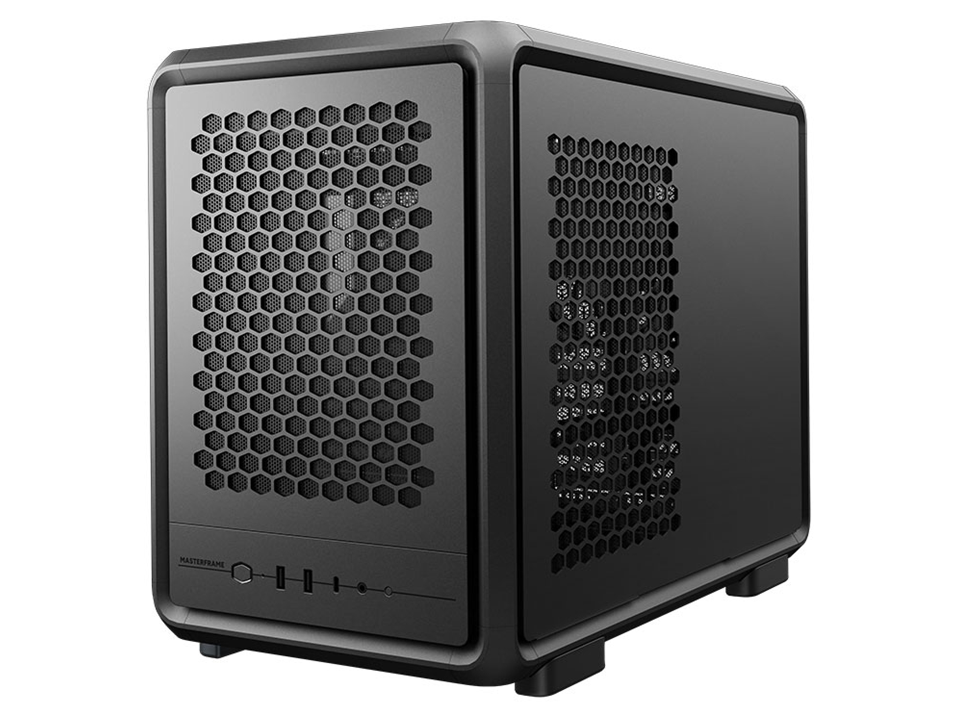 Cooler Master MasterFrame 400 Mesh Micro-ATX Case - Black [MF400M-KHNN-S00]