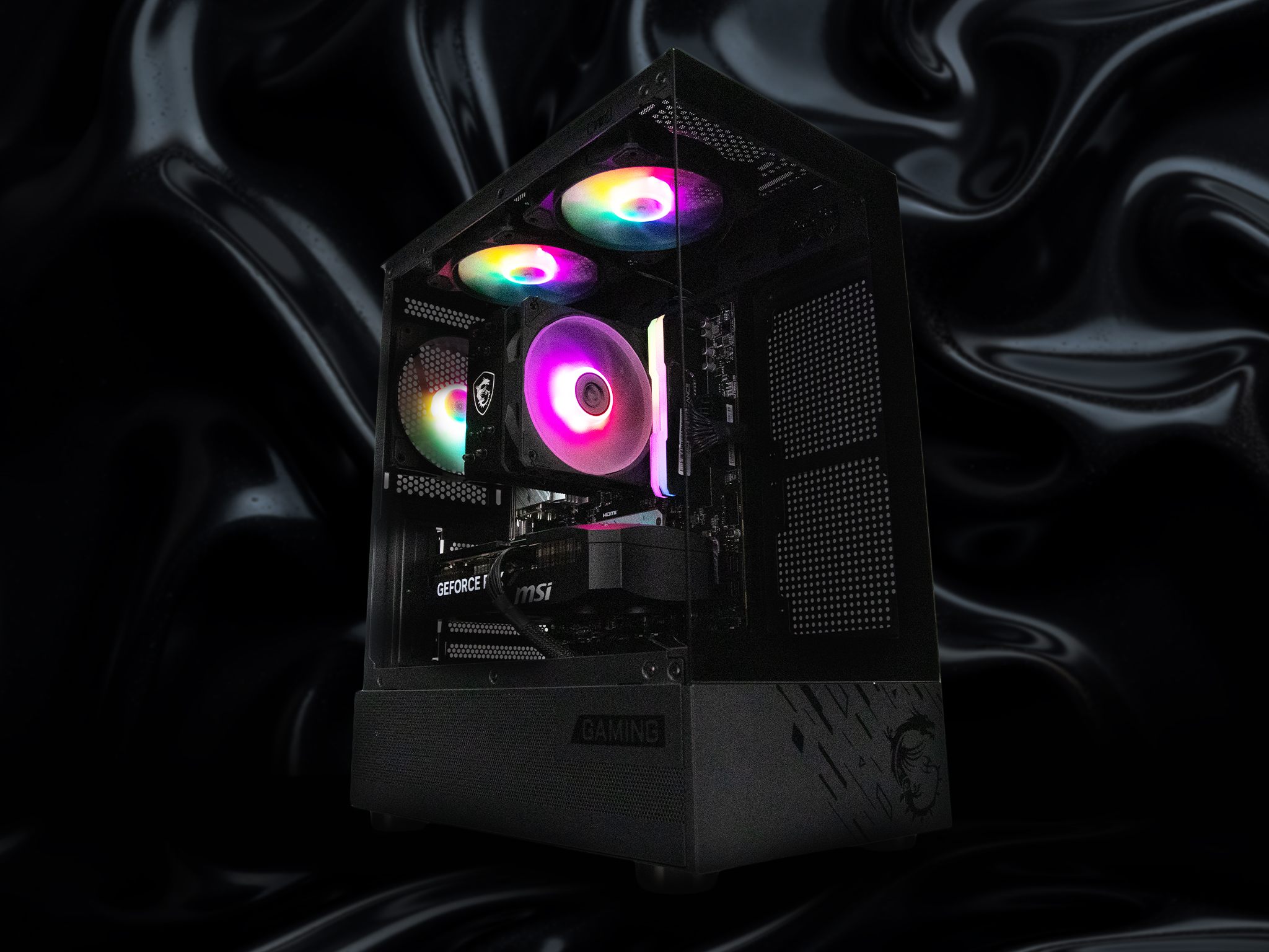 Centre Com Black EVO V2 Ryzen 5 7500F RTX 5070 Gaming PC with Windows ...